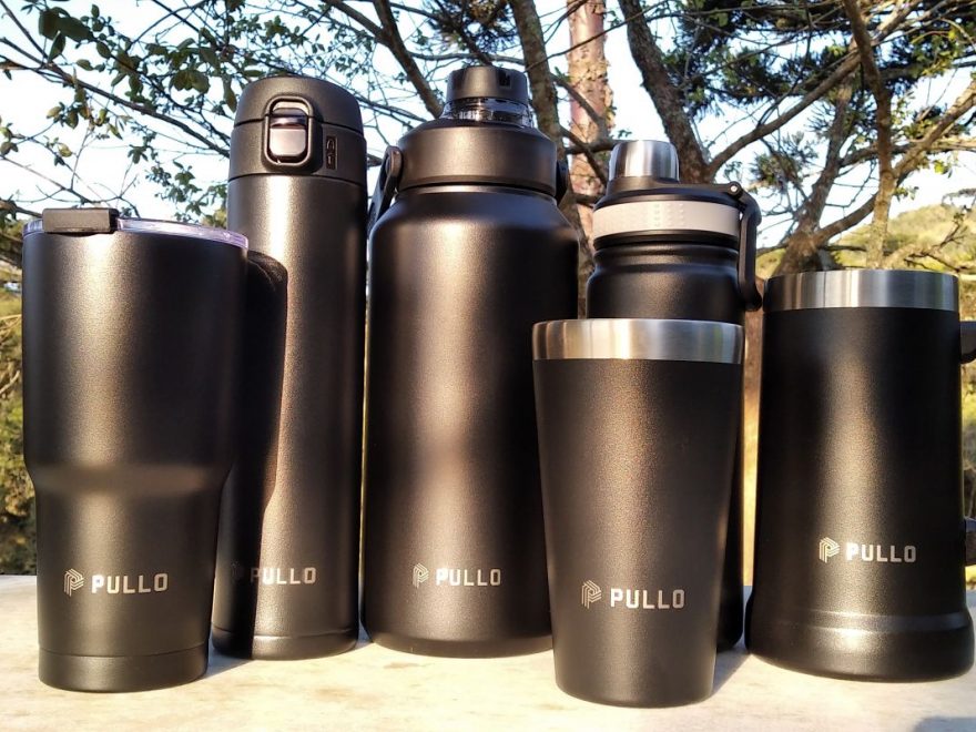 Novas garrafas e copos PULLO - HUPI Blog